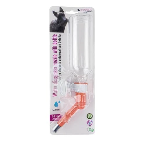 Bebedero Chupete Universal 500 ml para Perros y Gatos ...