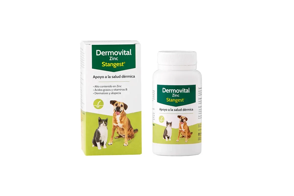 Stangest Dermovital Zinc 60cpd Suplemento para Perros | CPA