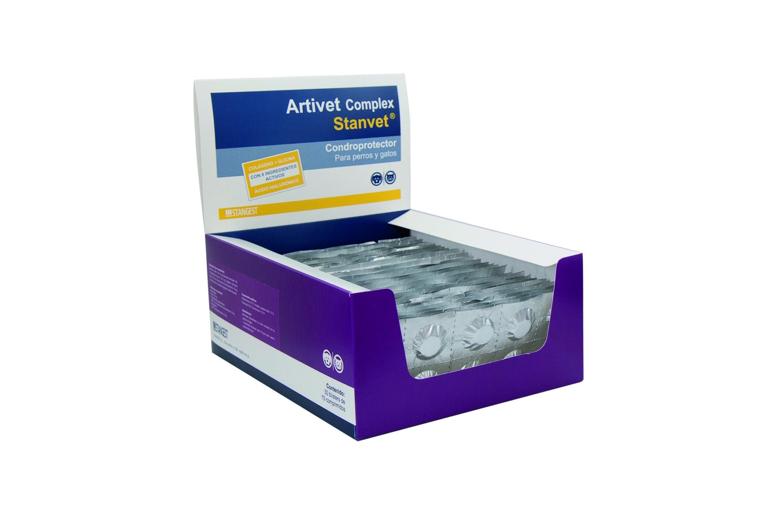 ARTIVET COMPLEX Comprimidos reduce el dolor y disminuye la inflamación