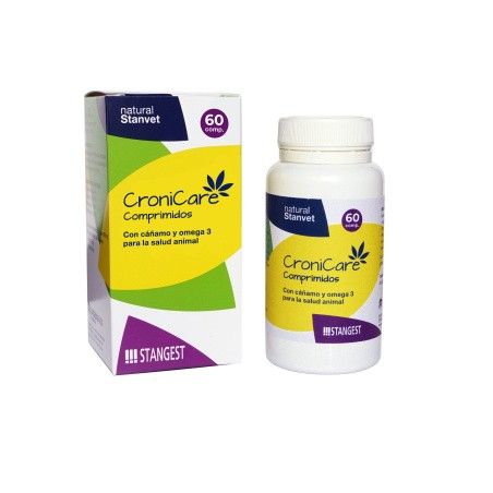 aceite enriquecido para mascotas CRONICARE en comprimidos