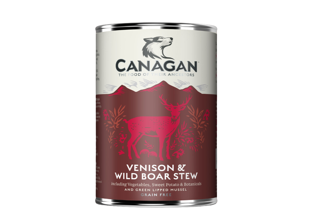 Canagan Wild Venison & Boar Stew for Dogs 6 x 400g: Natural Wet Food - CPA